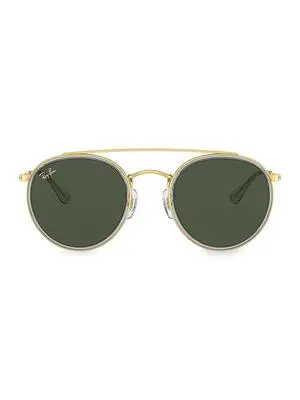 Ray-ban 51mm Ita Phantos Sunglasses Shiny Gold
