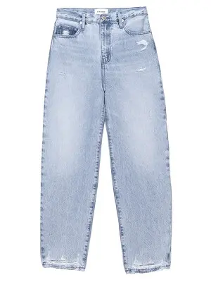 FRAME Ultra High-rise Barrel-leg Jeans