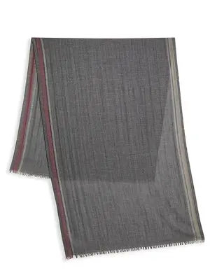 Brunello Cucinelli Cashmere Scarf Charcoal