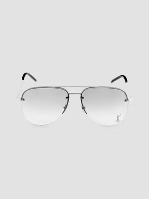 Saint Laurent Monogram Classic 59mm Pilot Sunglasses