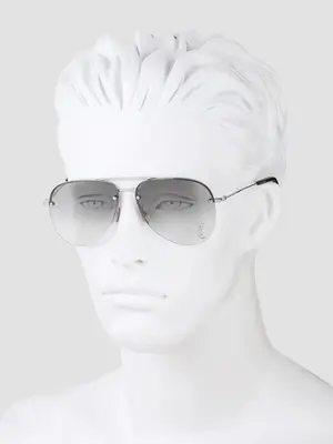Saint Laurent Monogram Classic 59mm Pilot Sunglasses