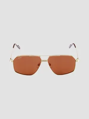 Cartier Core Range 61mm Pilot Sunglasses