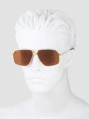 Cartier Core Range 61mm Pilot Sunglasses