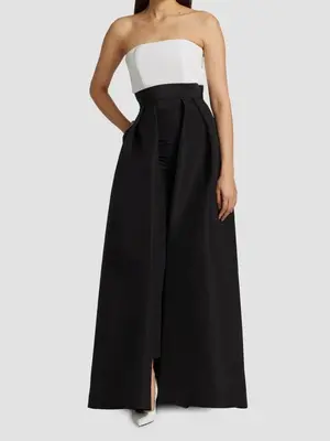 Alexia Maria Convertible Collection Silk Cigarette Pants & Skirt