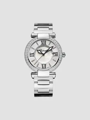 Chopard Imperiale Stainless Steel, Diamond & Mother-of-pearl Bracelet Watch - Silver