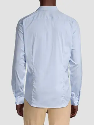 Theory Sylvain Wealth Poplin Long-sleeve Shirt - Olympic