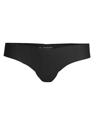 Commando Stretch Thong Black
