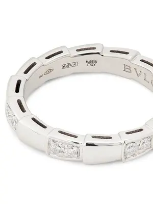 BVLGARI Serpenti Viper 18k & Pavè Diamond Ring