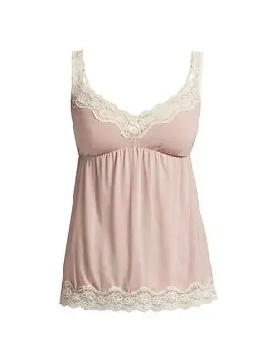 Eberjey Women's Lady Godiva Camisole - Black Off White  - Pink Clay