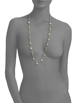 Ippolita Classico Long 18k Yellow Paillette Layering Necklace - Gold