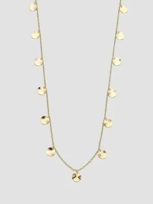 Ippolita Classico Long 18k Yellow Paillette Layering Necklace - Gold