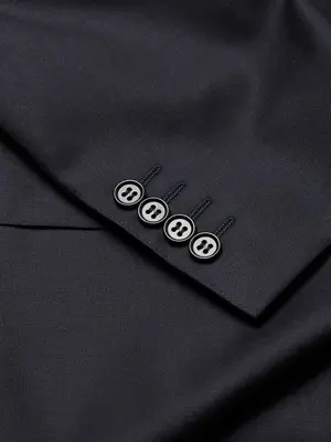 Canali Wool Two-button Suit - Navy