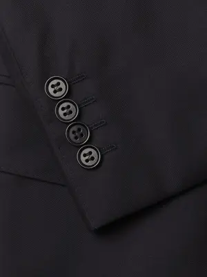 Canali Wool Two-button Suit - Navy