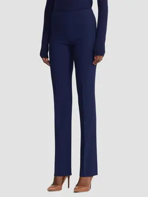 Ralph Lauren Alandra Stretch Wool Pants - Navy