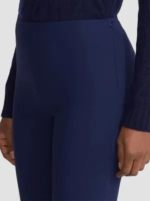 Ralph Lauren Alandra Stretch Wool Pants - Navy