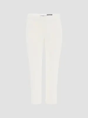 Alexander McQueen Leaf Crepe Cigarette Trousers
