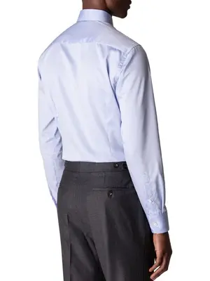 Eton Contemporary-fit Twill Dress Shirt - Blue