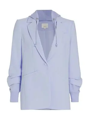 Cinq À Sept Khloe Hooded Blazer Icicle