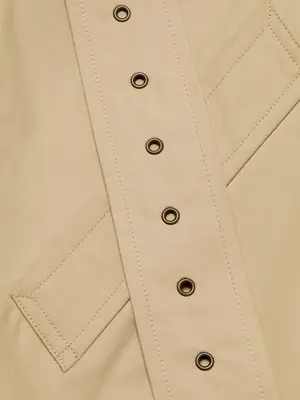 NILI LOTAN Tanner Trench Coat - Khaki