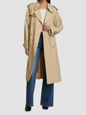 NILI LOTAN Tanner Trench Coat - Khaki