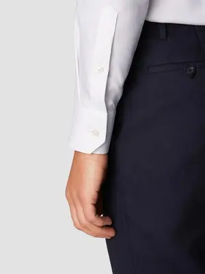 Eton Contemporary-fit Diagonal Stripe Dress Shirt