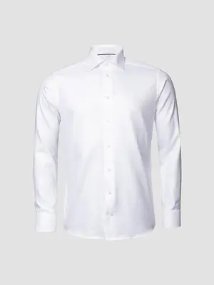 Eton Contemporary-fit Diagonal Stripe Dress Shirt