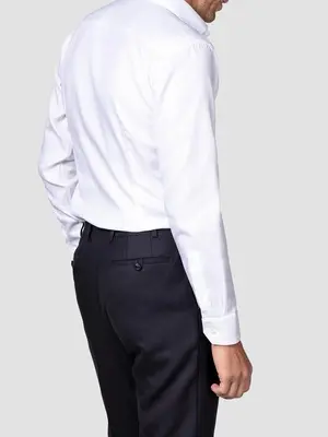Eton Contemporary-fit Diagonal Stripe Dress Shirt