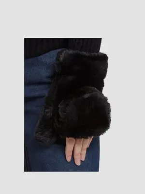 Apparis Coco Faux Fur Flip-top Mittens