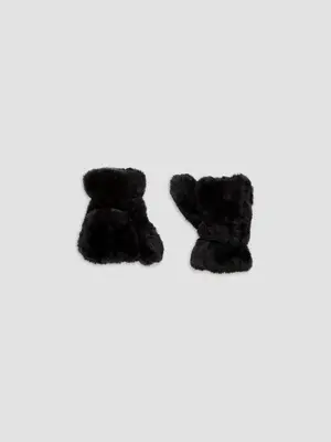 Apparis Coco Faux Fur Flip-top Mittens