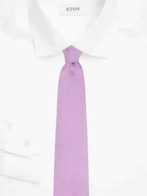Eton Men's Diamond Tie - Blue Pink