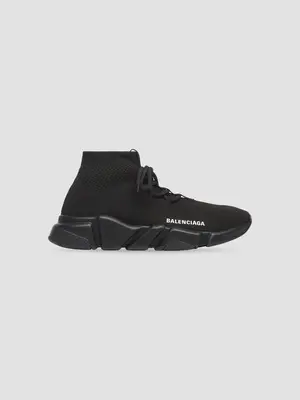 Balenciaga Speed Lace-up Sneakers - Black