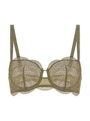 Simone Perele Karma Demi Cup Underwire Bra Adventure Green