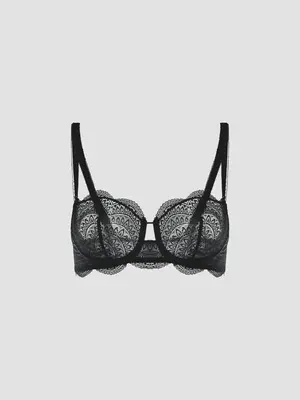 Simone Perele Karma Demi Cup Underwire Bra - Black