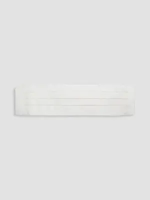 SAKS FIFTH AVENUE Collection Silk Cummerbund - White