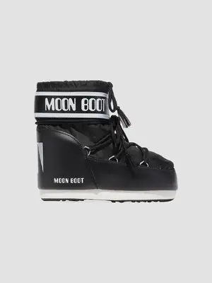 Moon Boot Icon Low Nylon Boots - Black