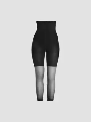 Spanx Power Series Super-high Footless Shaper- 912 - Black