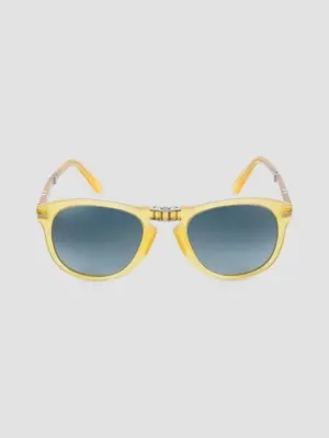 Persol 54mm Round Sunglasses - Yellow