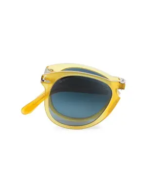 Persol 54mm Round Sunglasses