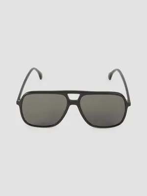 Gucci 58mm Aviator Sunglasses - Black