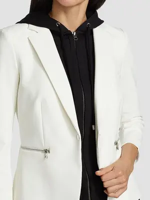 Veronica Beard Hooded Dickey - Black