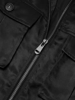 Cinq À Sept Holly Puff-sleeve Utility Jacket - Black