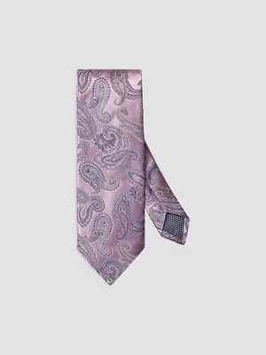 Eton Paisley Silk Tie - Pink