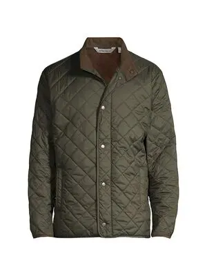 Peter Millar Suffolk Quilted Travel Coat - Olive