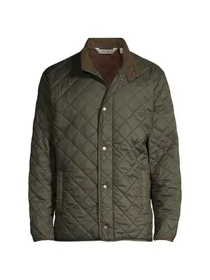 Peter Millar Suffolk Quilted Travel Coat - Olive