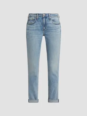 Rag & Bone Dre Low-rise Slim Boyfriend Jeans - Daphne