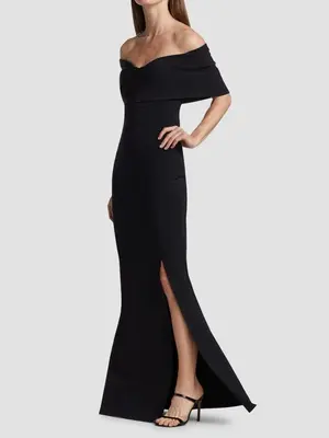 Chiara Boni La Petite Robe Stretch Jersey Fishtail Gown