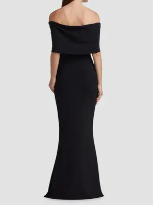 Chiara Boni La Petite Robe Stretch Jersey Fishtail Gown