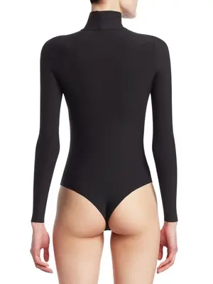Commando Butter Turtleneck Bodysuit - Black