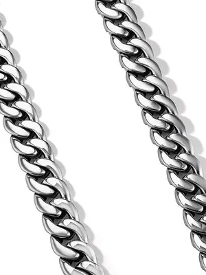 David Yurman Curb Chain Necklace In Sterling 11.5mm