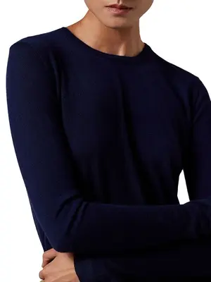 Ralph Lauren Cashmere Crewneck Sweater - Lux Navy
